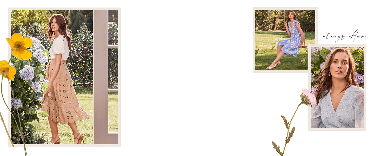 ANN TAYLOR: Women's Clothing, Suits, Dresses, Cashmere, Sweaters, Petites