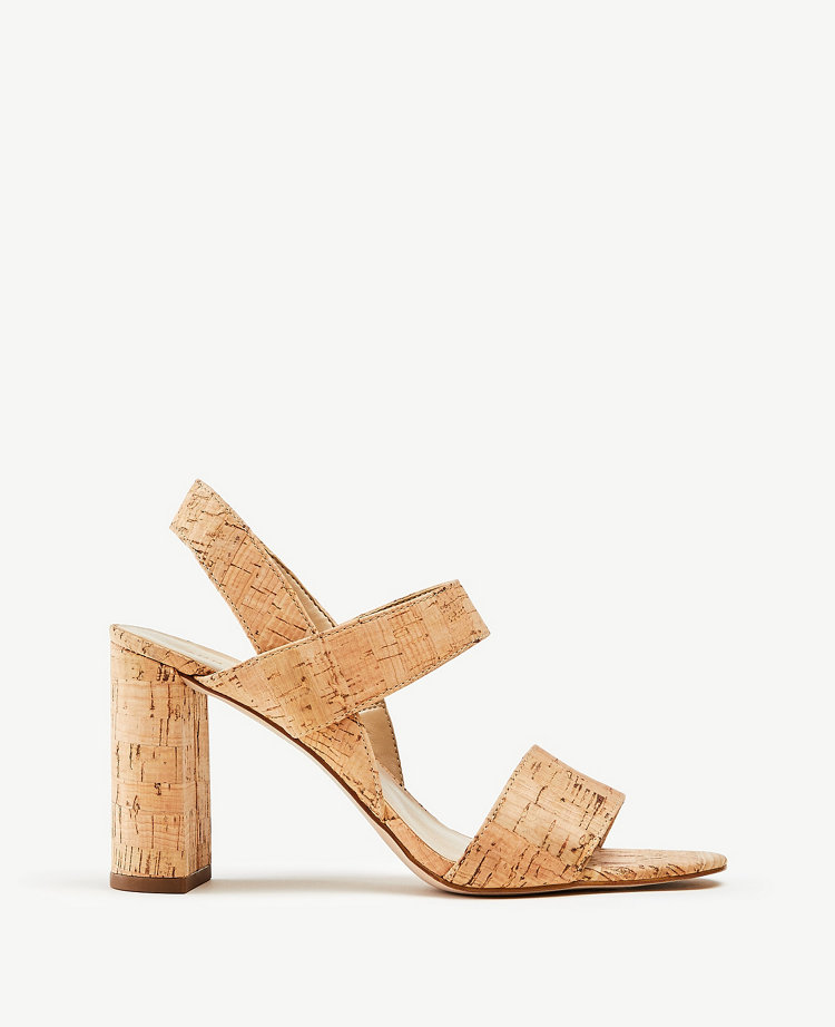 Lorna Cork Heeled Sandals