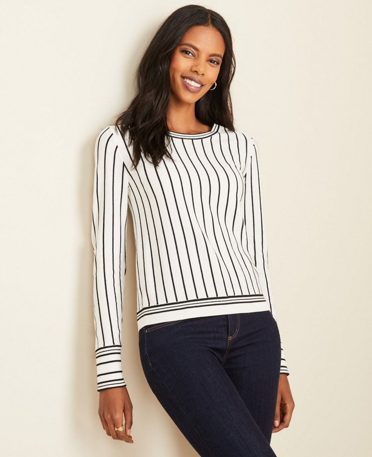 Petite Mixed Stripe Sweater