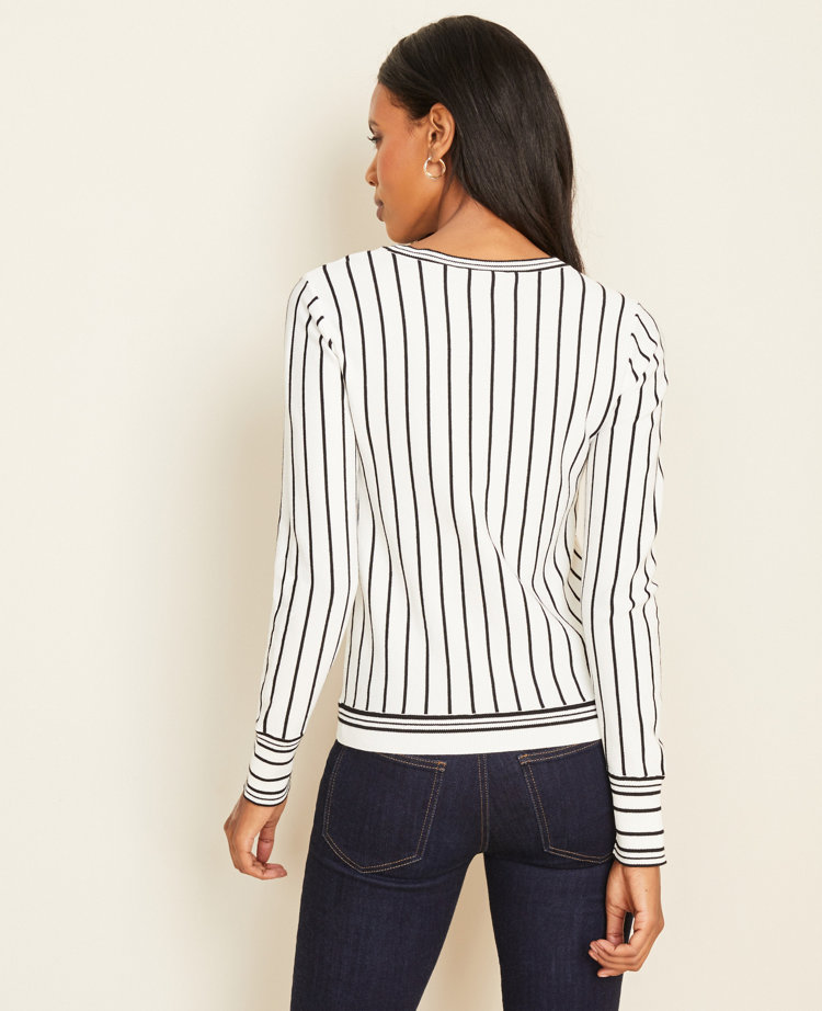 Petite Mixed Stripe Sweater