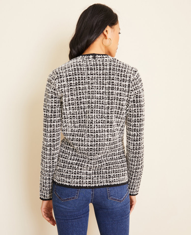 Tweed Sweater Jacket