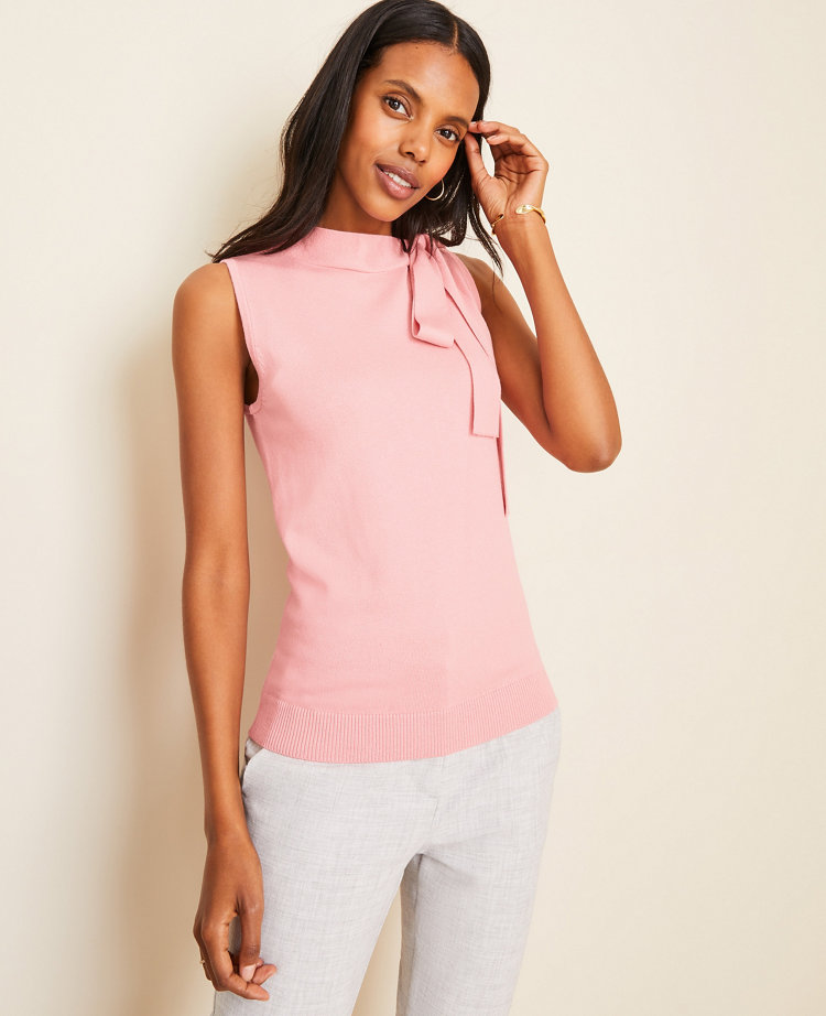 Bow Neck Sweater Shell