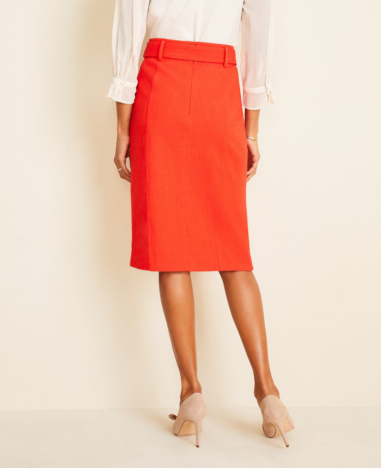 Tall Trench Pencil Skirt