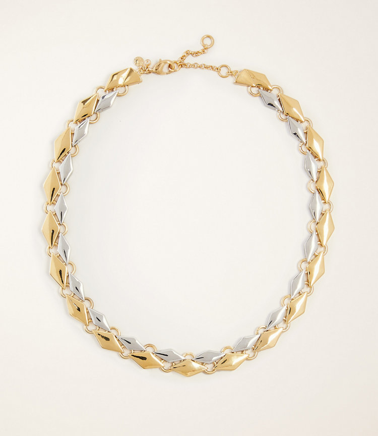 Metallic Geo Necklace