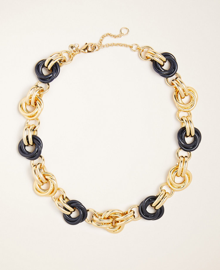 Enamel Chain Necklace