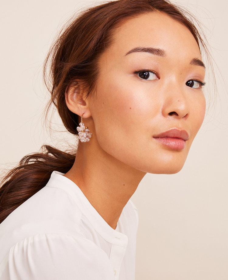 Beaded Hoop Earrings