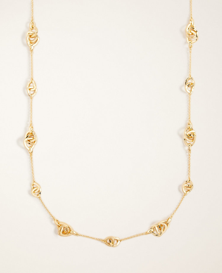 Interlocked Station Necklace