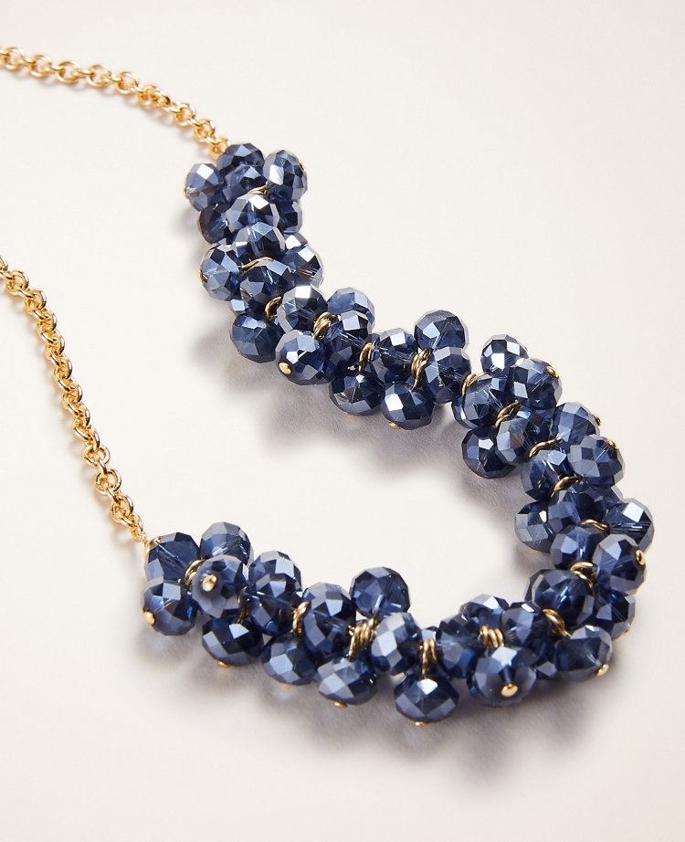 Beaded Cluster Necklace