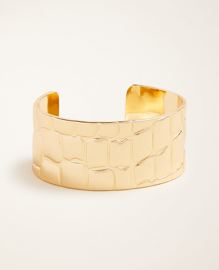 Embossed Cuff Bracelet