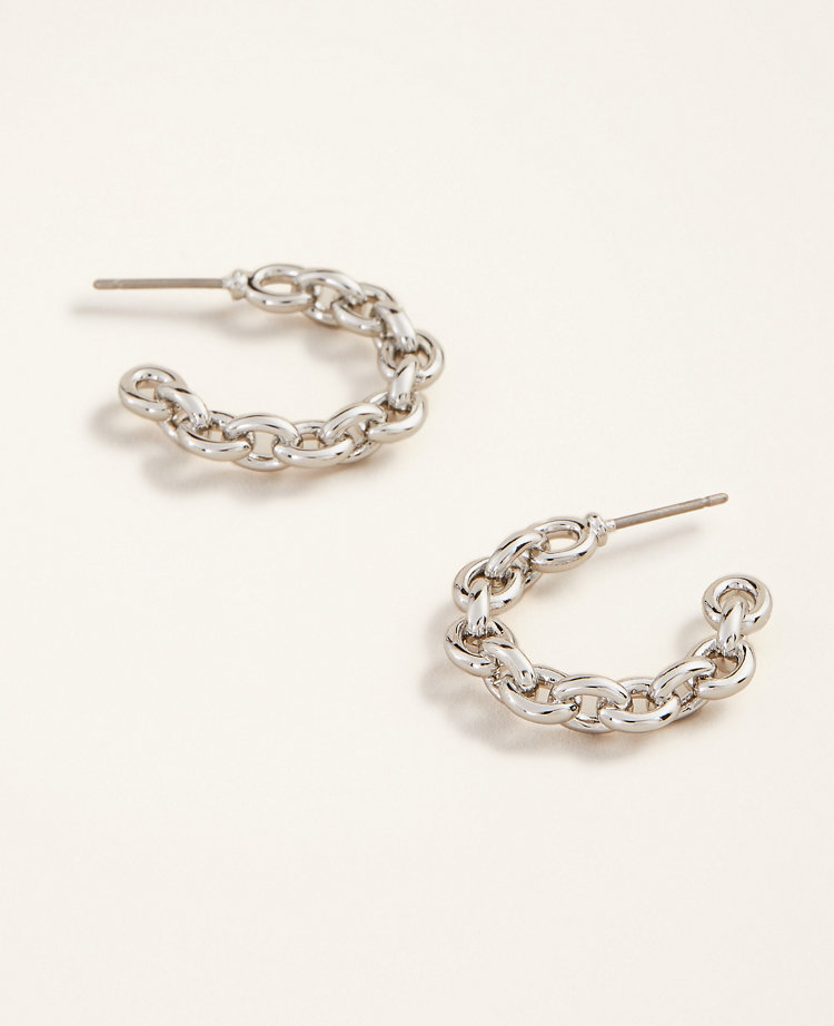 Chain Hoop Earrings