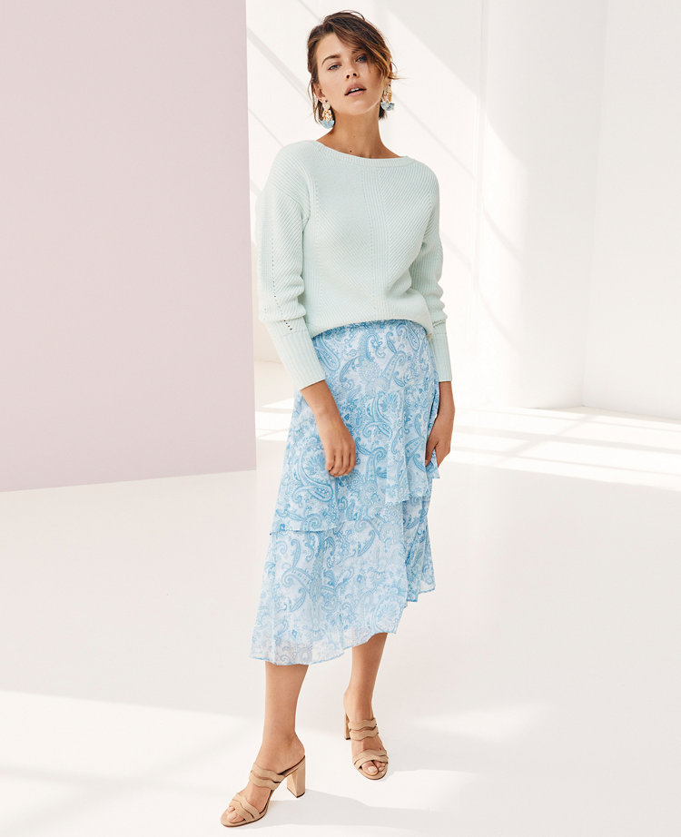 Side Button Cropped Sweater