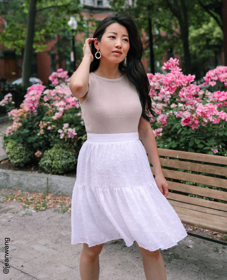 Flower Clip Full Skirt