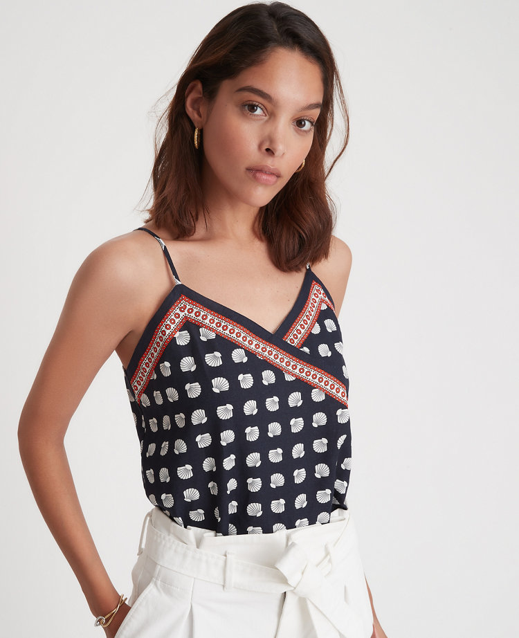 Petite Shell V-Neck Cami