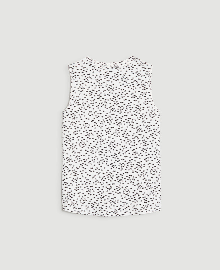 Lace Pintucked Shell