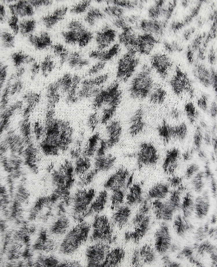 Snow Leopard Jacquard Sweater