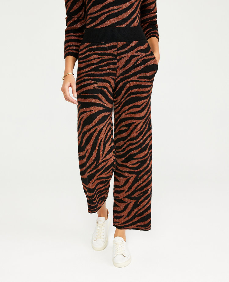 The Animal Print Sweater Pant