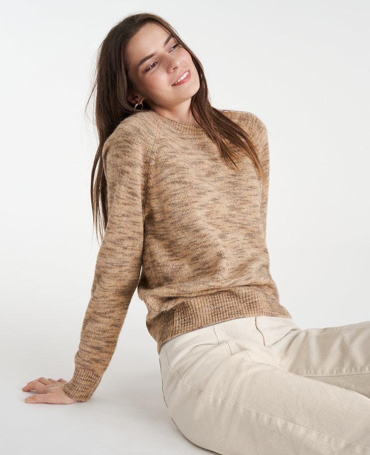 Marled Crew Neck Sweater