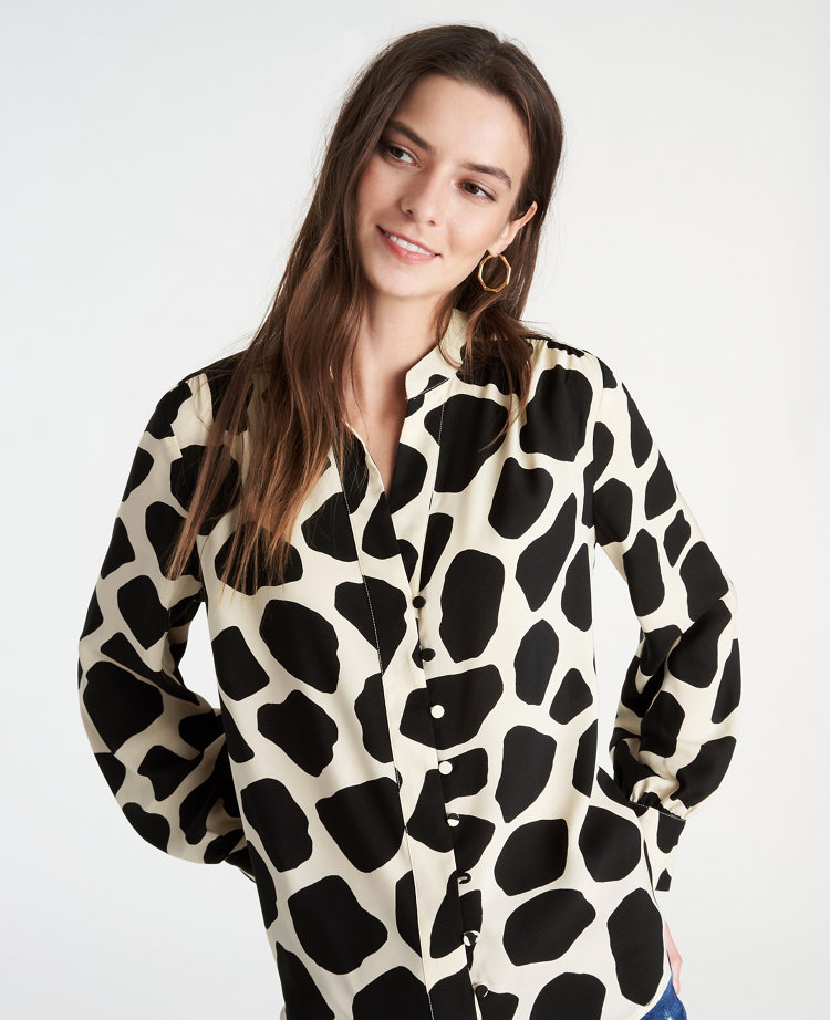 Animal Print Covered Button Popover