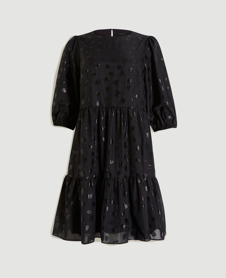 Tiered Mini Shift Dress