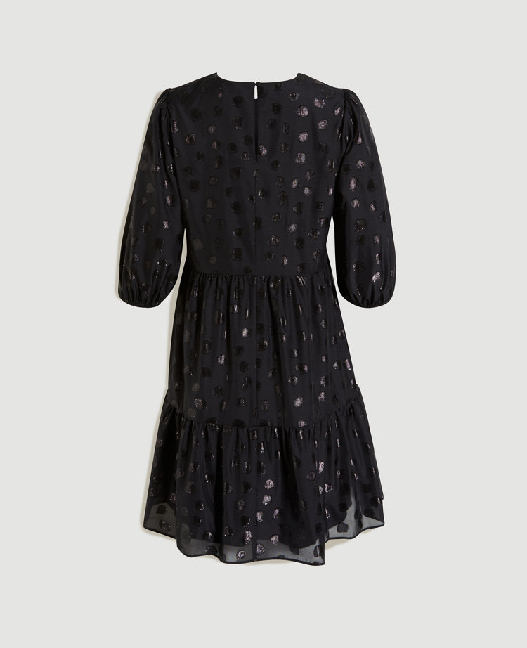 Tiered Mini Shift Dress