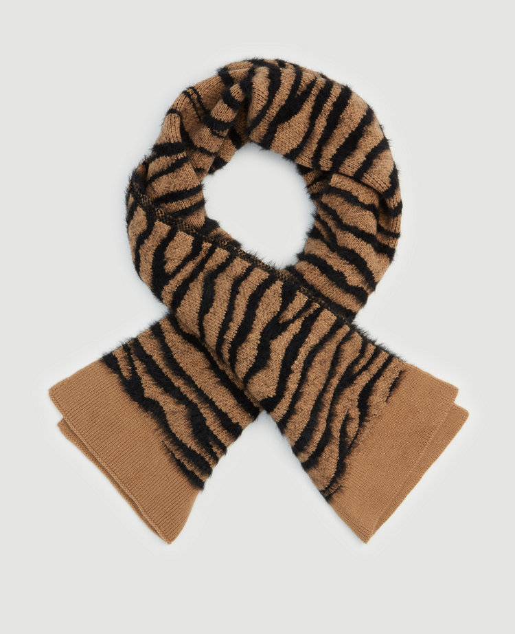 Zebra Print Blanket Scarf