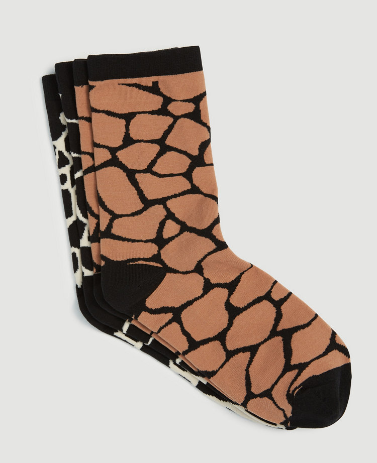 Giraffe Print Trouser Sock Set