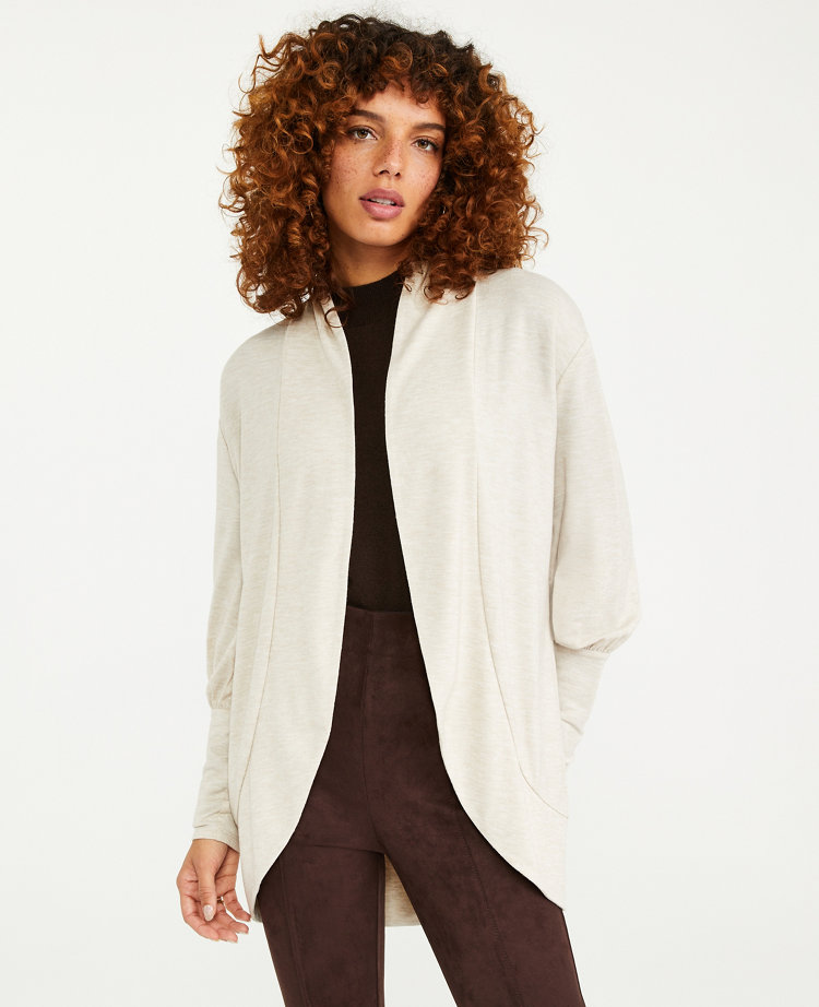 Marled Open Cardigan