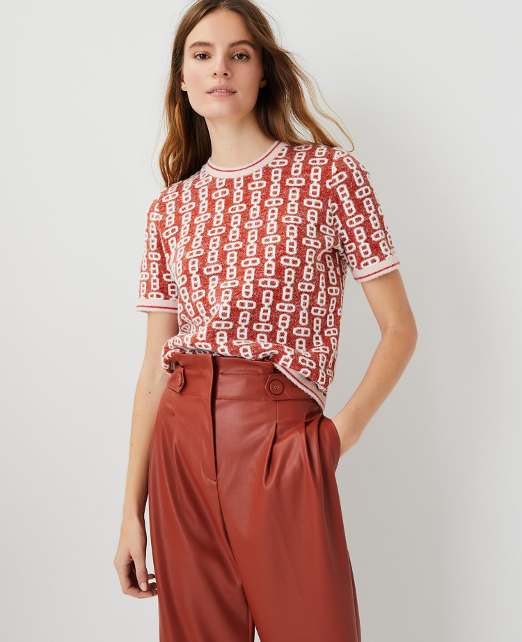 Chain Link Sweater Tee