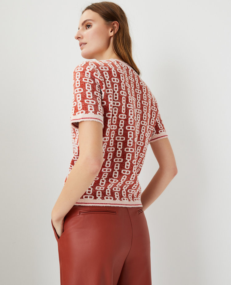 Chain Link Sweater Tee