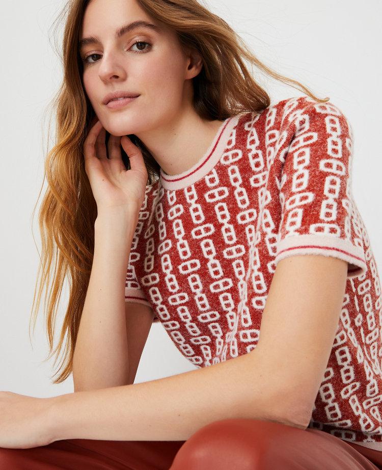 Chain Link Sweater Tee