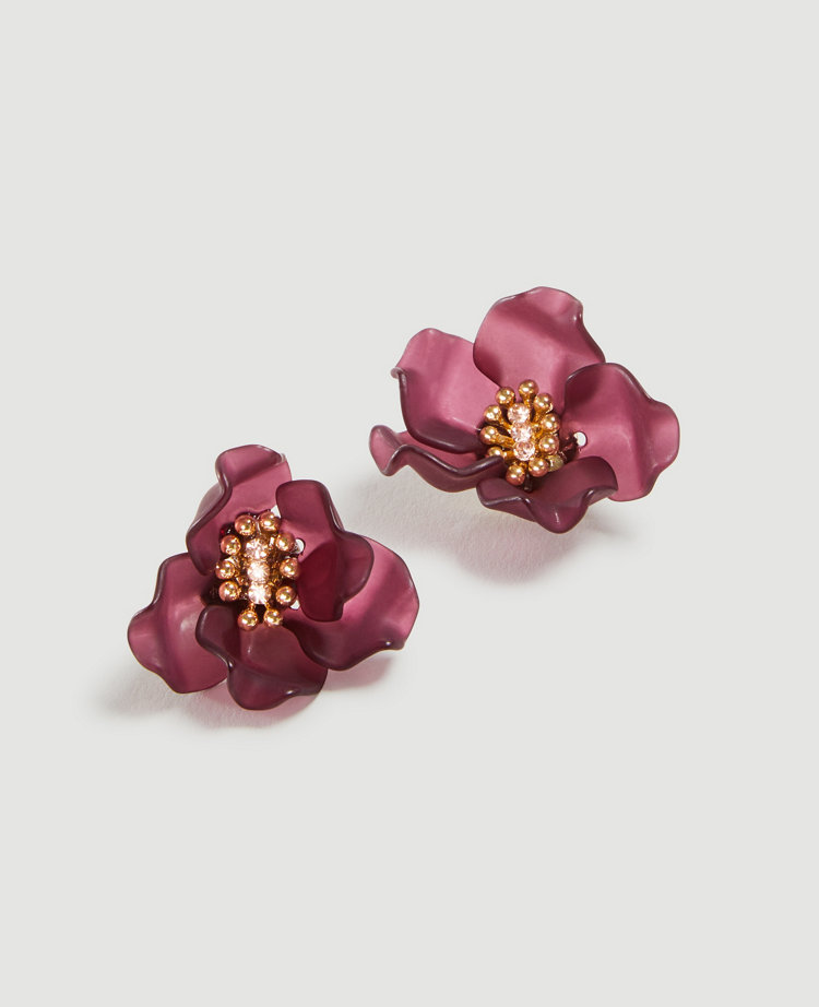 Coated Metal Stud Earrings