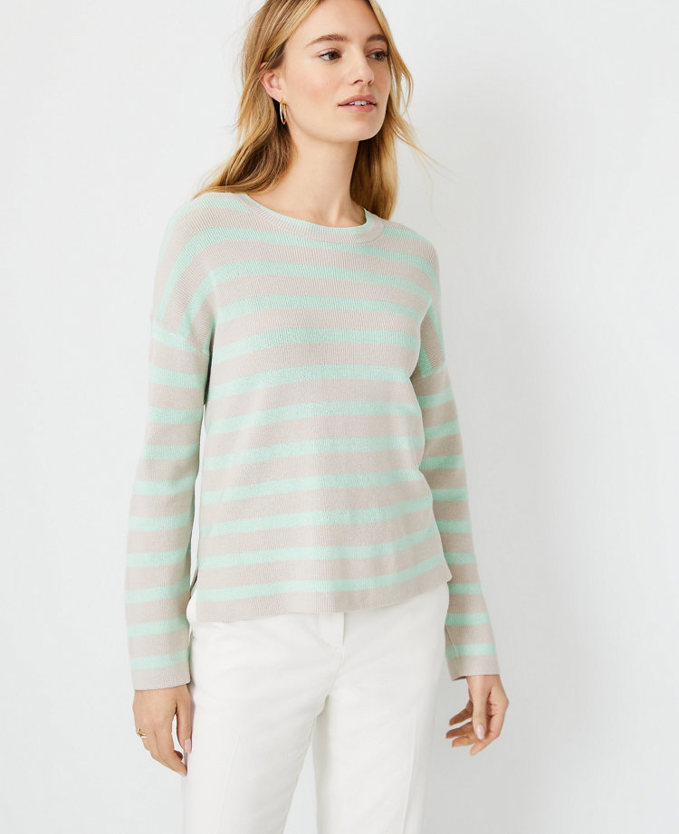 Striped Boatneck Sweater