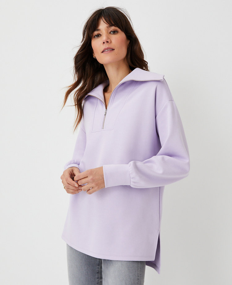 Zip Collar Sweatshirt