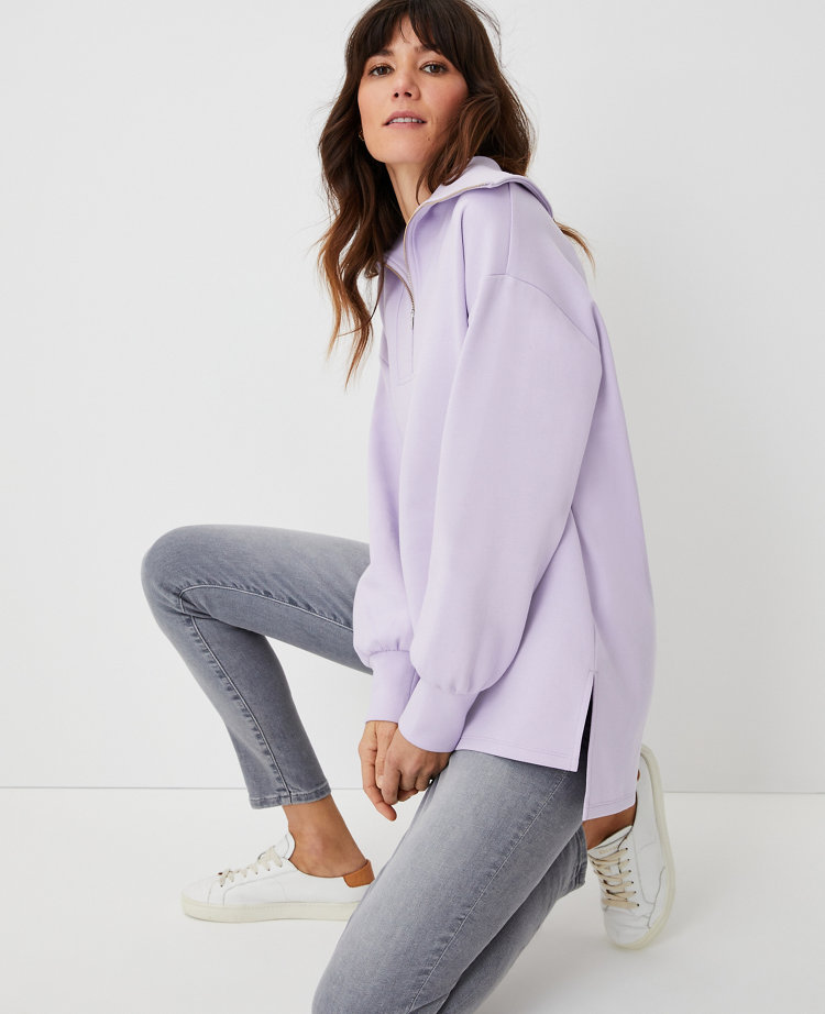 Zip Collar Sweatshirt