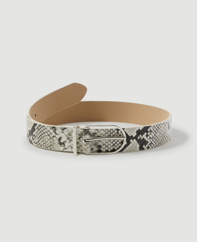 Snake Print Trouser Belt