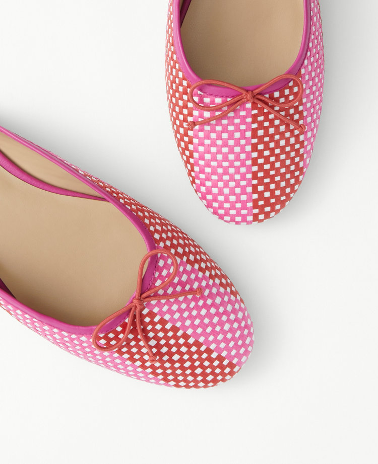 Maxine Woven Ballet Slides