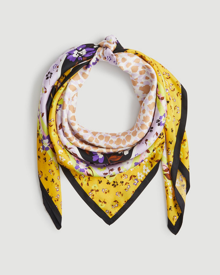 Floral Silk Scarf