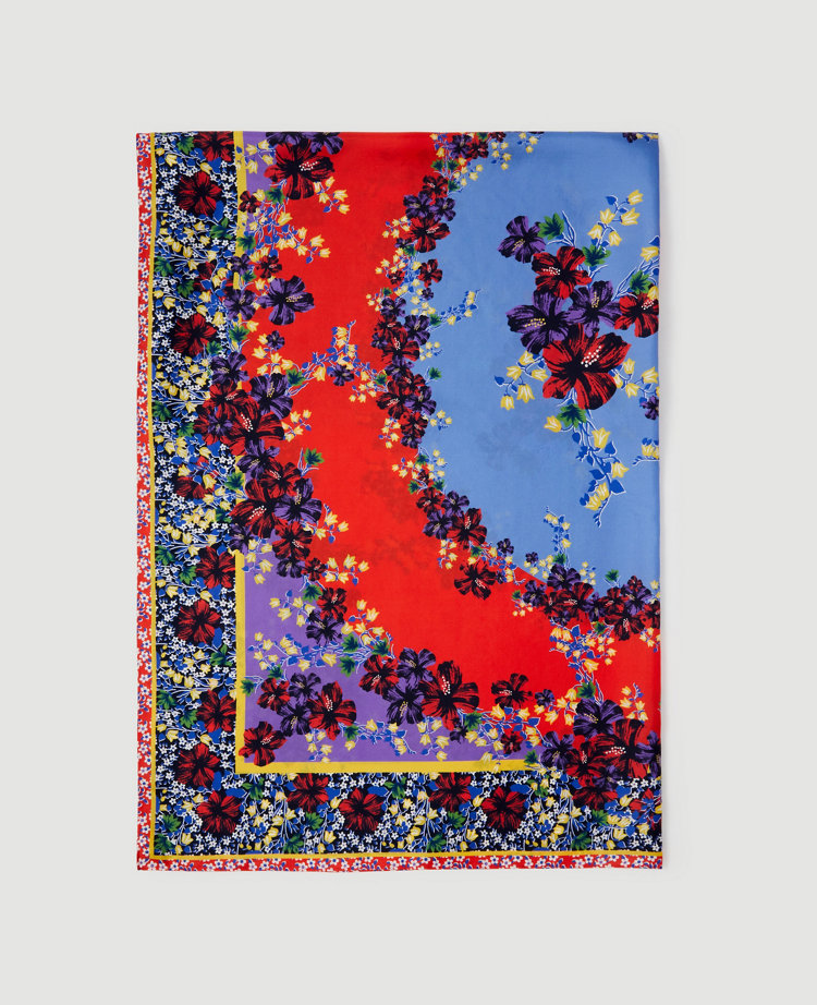 Floral Silk Scarf