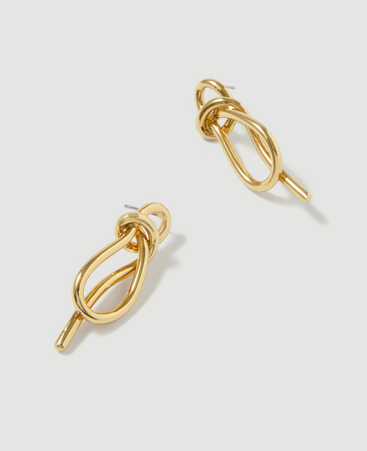 Metal Knot Earrings
