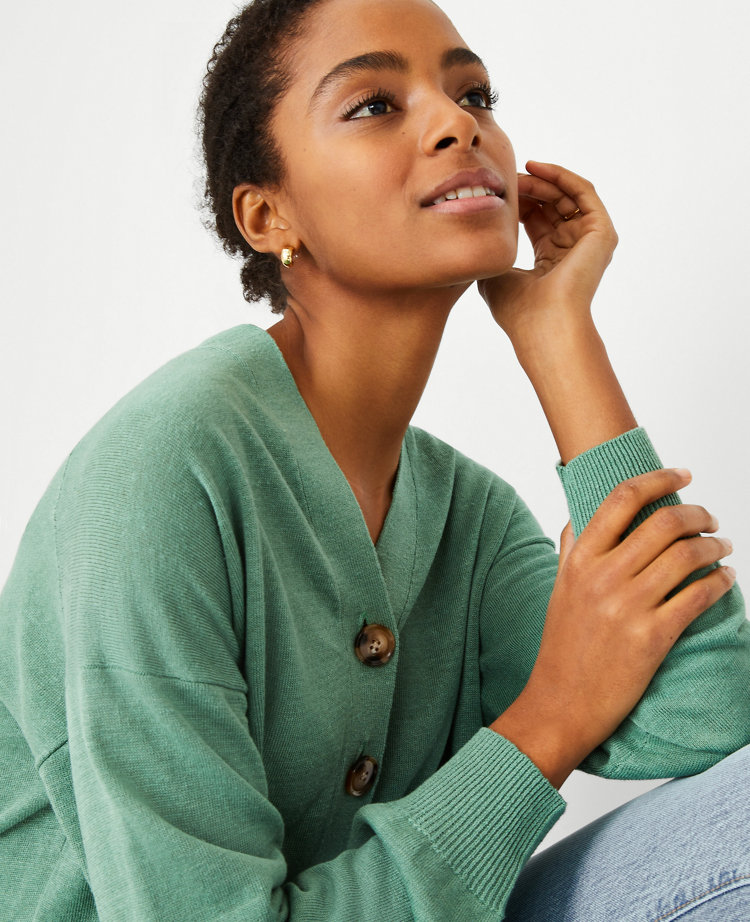 Linen Blend Cardigan