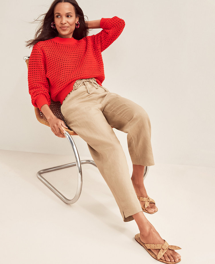 Ava Cork Bow Flat Slide Sandals