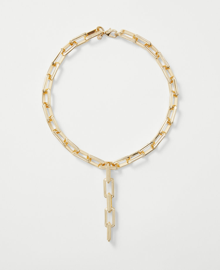 Chain Lariat Necklace