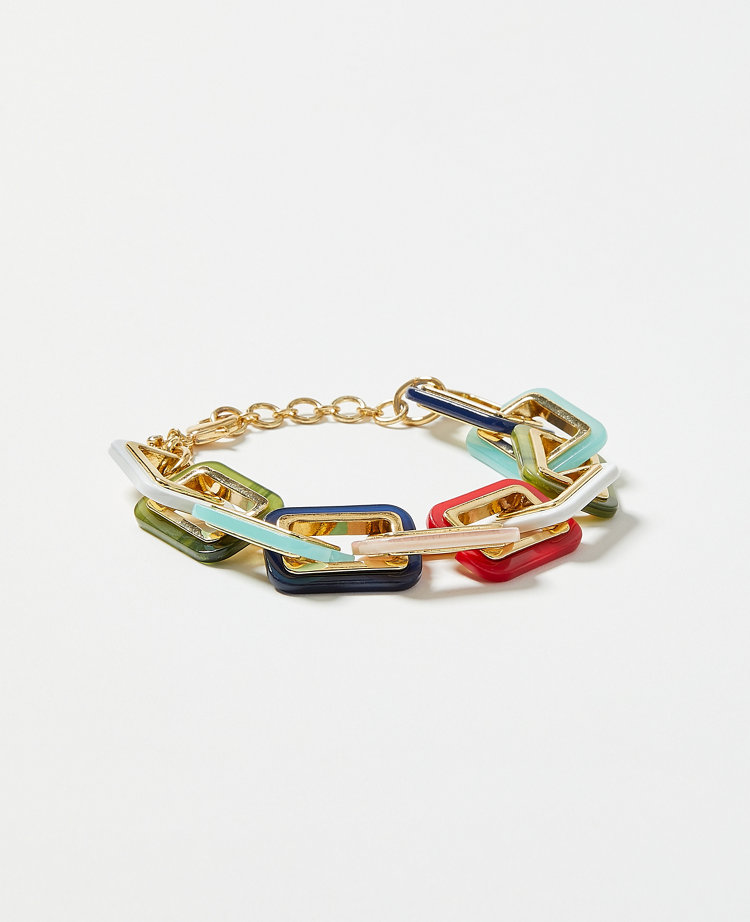 Rectangle Link Bracelet