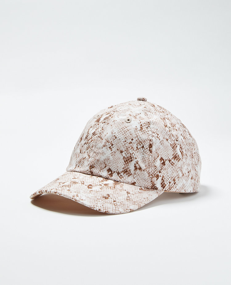 Snake Print Baseball Cap