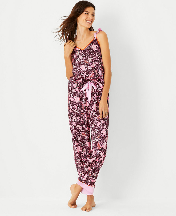 Floral Ruffle Pajama Set
