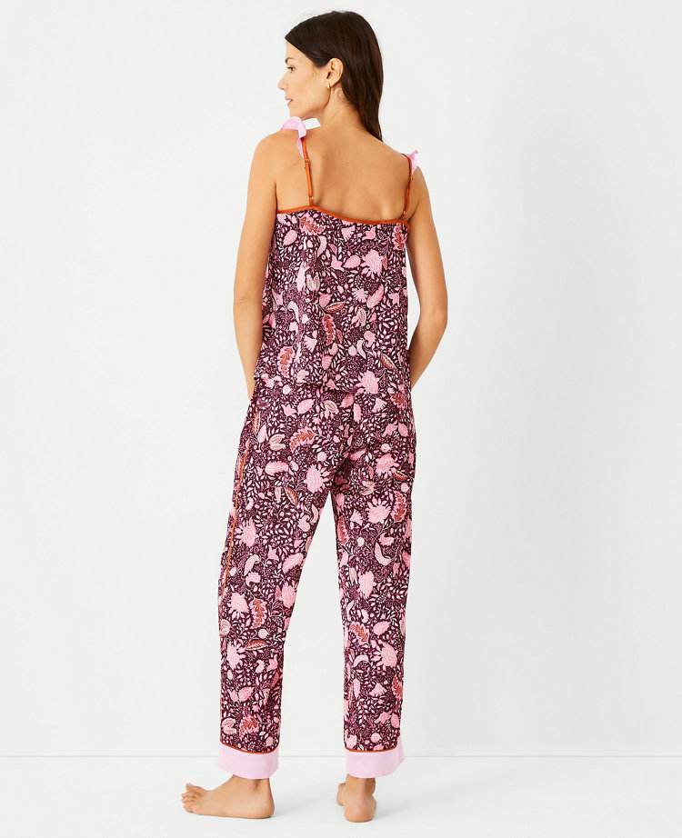 Floral Ruffle Pajama Set