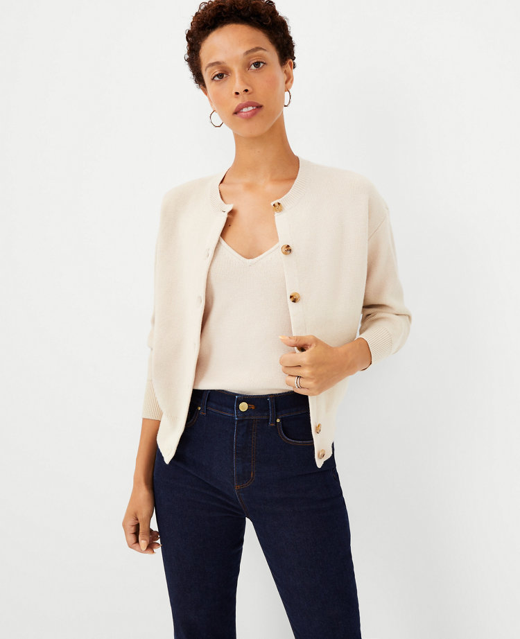 Drop Shoulder Cardigan