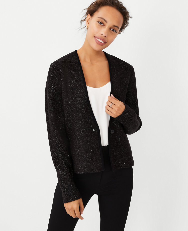 Shimmer Sweater Jacket