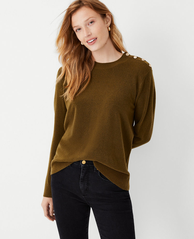 Shoulder Button Sweater