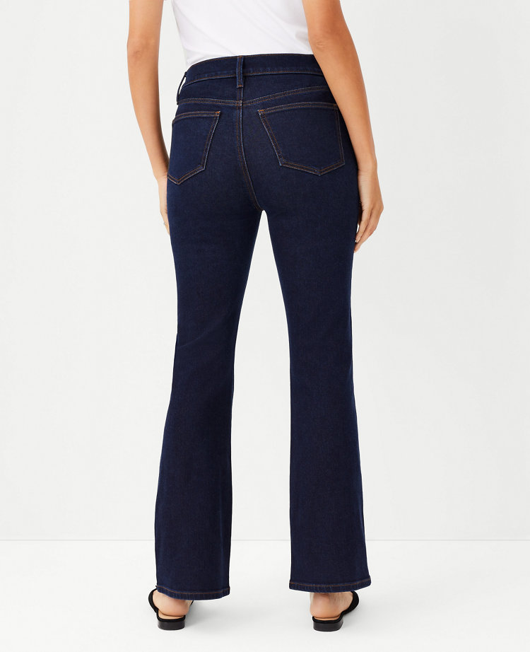Petite Curvy Sculpting Pocket High Rise Boot Cut Jeans in Classic Rinse ...